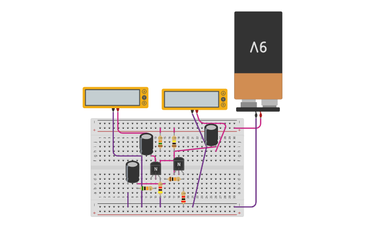 Circuit design Copy of Amplificador de sonido | Tinkercad