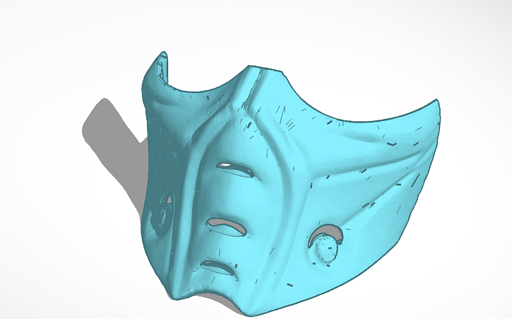 3D design Sub-Zero Mask 2 - Tinkercad
