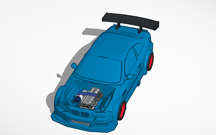 3D design Turbocharged BMW M3 GTR - Tinkercad