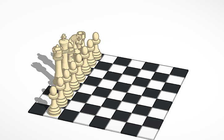 3D design chess - Tinkercad