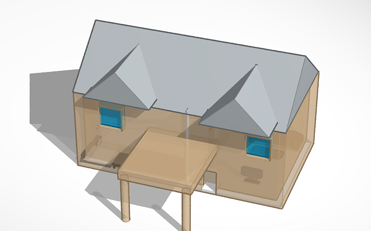 3D design HOUSE 2 | Tinkercad