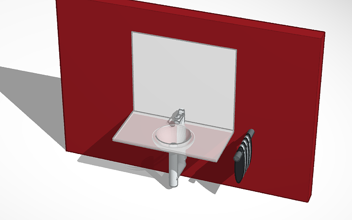 3D design Sink - Tinkercad