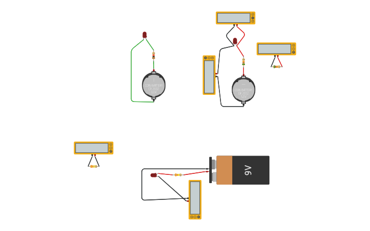 Circuit design Resistencia y led Fonseca Pahua Brayan Giovanny | Tinkercad