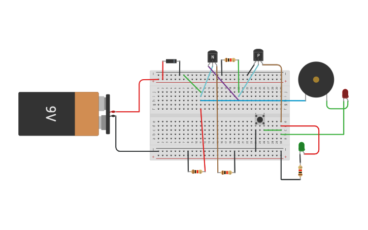 Circuit design Short Circuit Indicator | Tinkercad