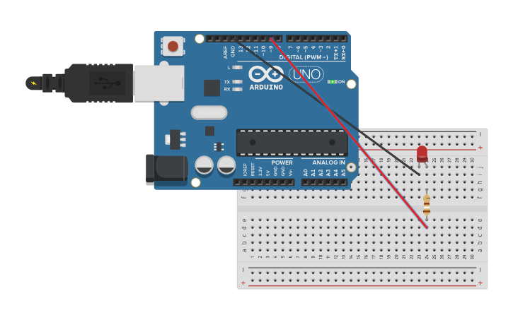 Circuit design Arduino | Tinkercad