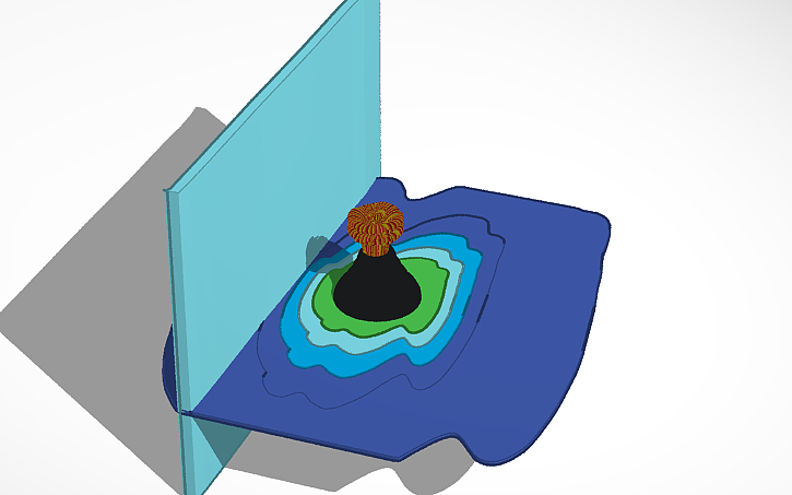 3D design Scribble Volcano (Over 700 Shapes) - Tinkercad