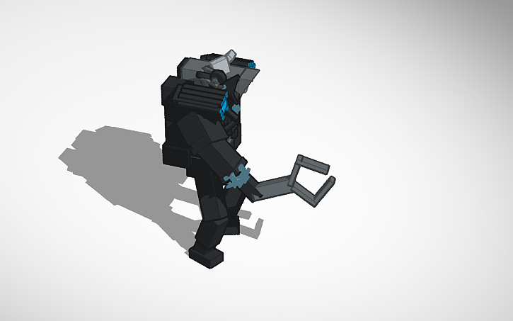 3D design titan cameraman with new lasers (episode 73) - Tinkercad
