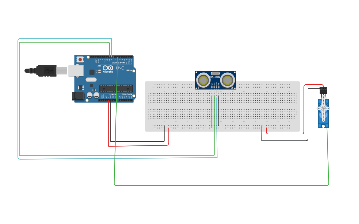 Circuit design IOT MINOR PROJECT - Tinkercad
