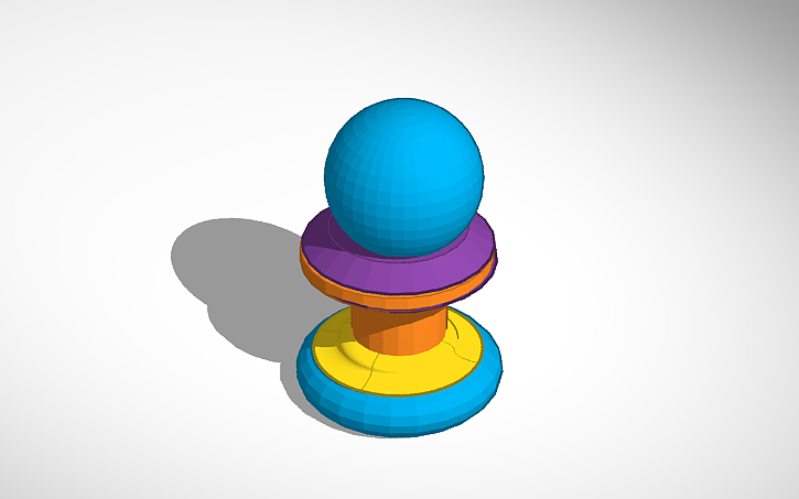 3D design Chess Pawn | Tinkercad