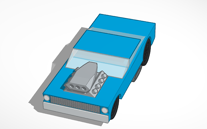 3D design 1967 Chevrolet Nova With Blower | Tinkercad