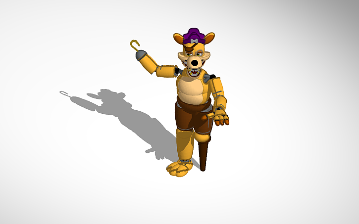 3D design Spring Foxy - Tinkercad