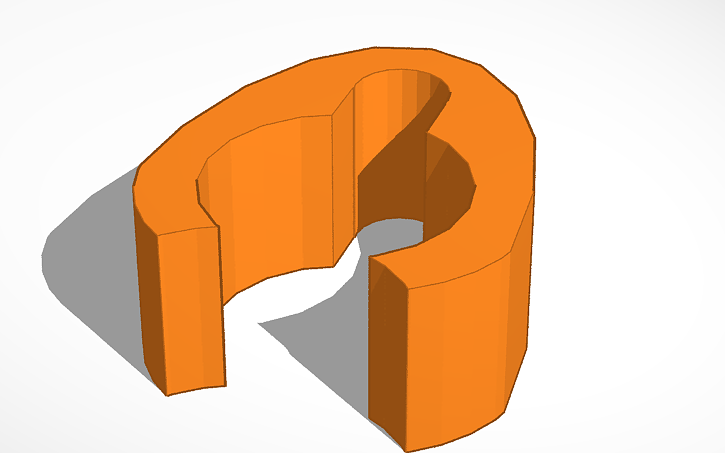 3D design Mic Clamp - Tinkercad