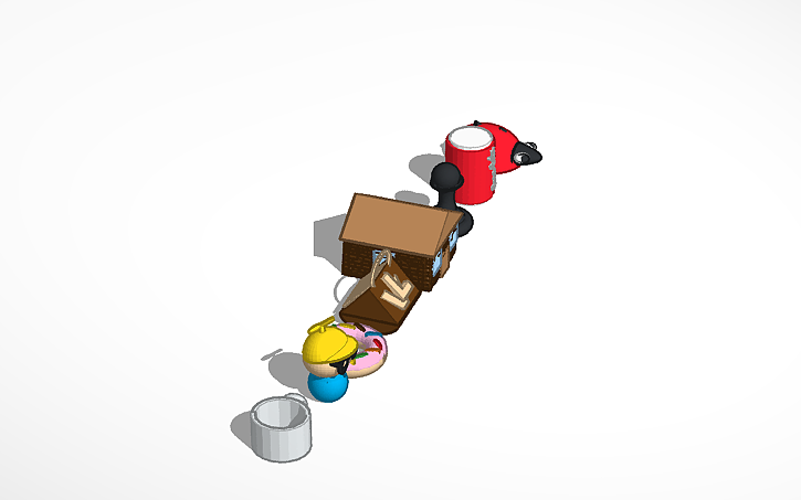 3D design Monopoly Figures | Tinkercad