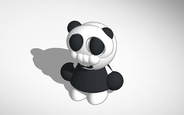 3D design Phantom the Panda - Tinkercad