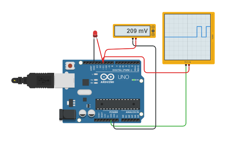 Circuit design AnalogWrite PWM | Tinkercad Circuit design AnalogWrite PWM | Tinkercad