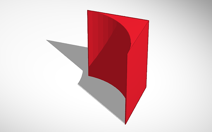 3D design Fillet tool - Tinkercad