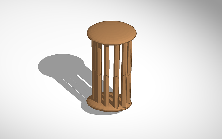 3D design tije de rechte/SCHEVE TOREN VAN PIZZA | Tinkercad