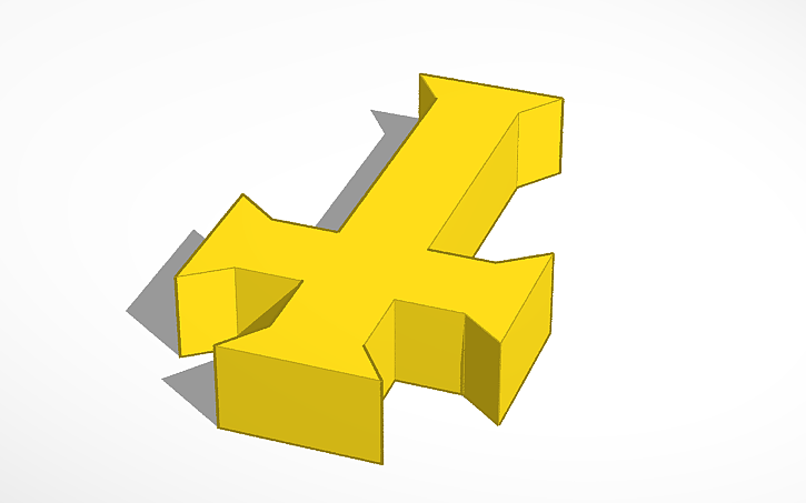 3D design Cross - Tinkercad