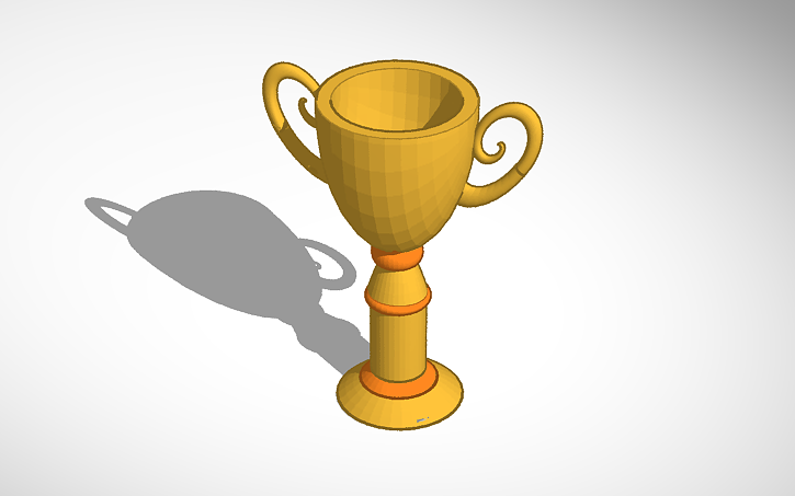 3D design Trophy - Tinkercad