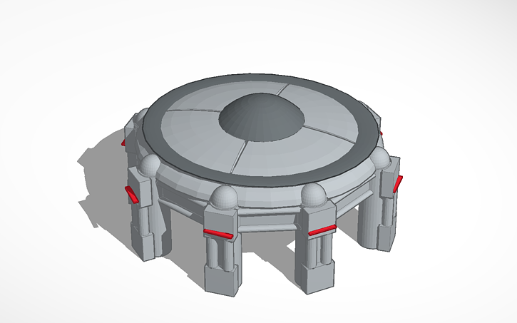 3D design Shady Grey Gazebo #Architect | Tinkercad