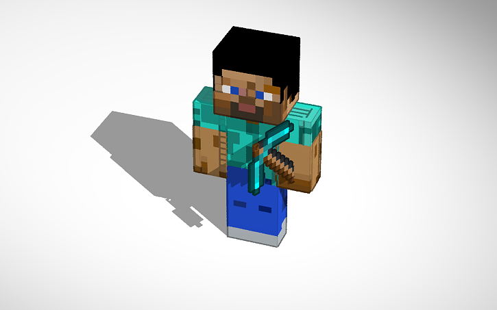 3D design Steve Minecraft | Tinkercad