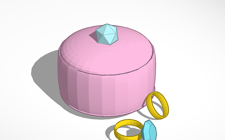 3D design jewlery box - Tinkercad