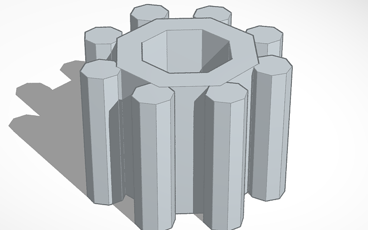 3D design Castel Del Monte - Tinkercad