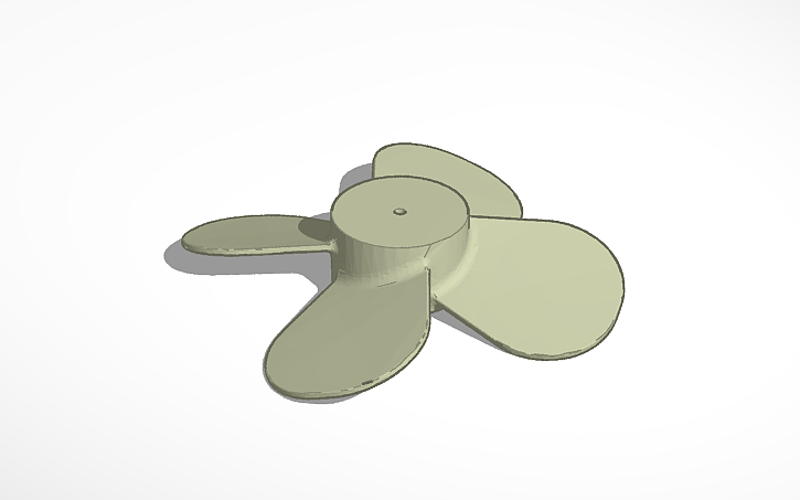 3D design propelor - Tinkercad