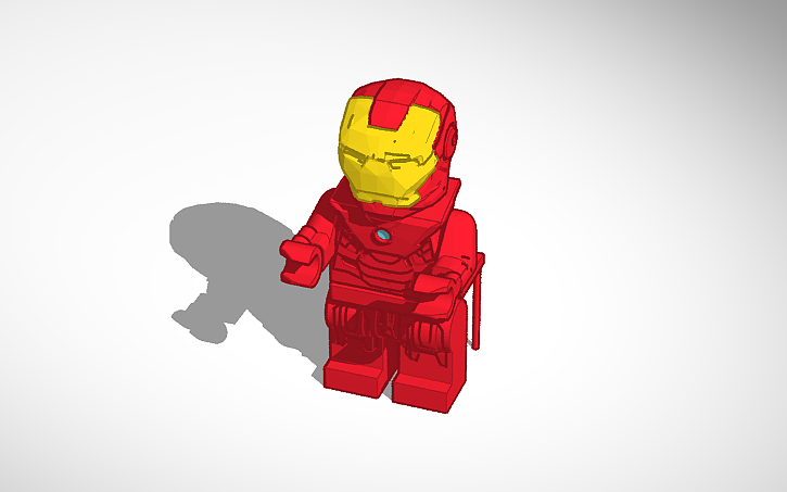 3D design lego iron man | Tinkercad