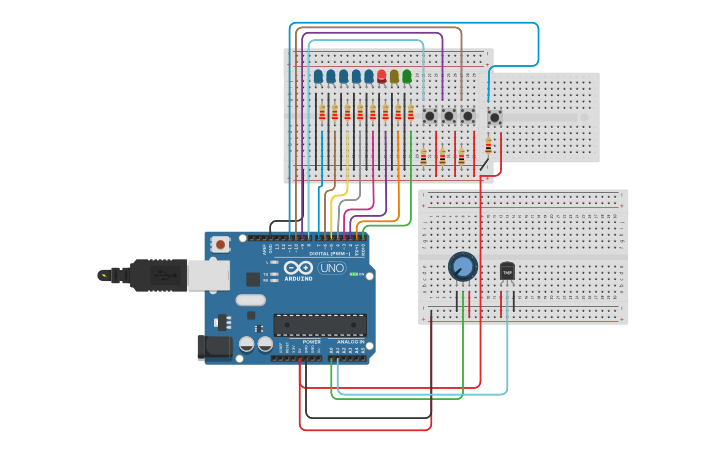 Circuit design Jelzo_lampa | Tinkercad