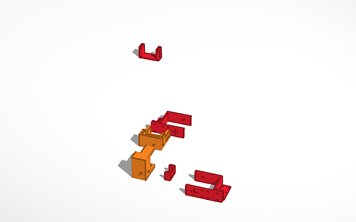 3D design MG996R - Tinkercad