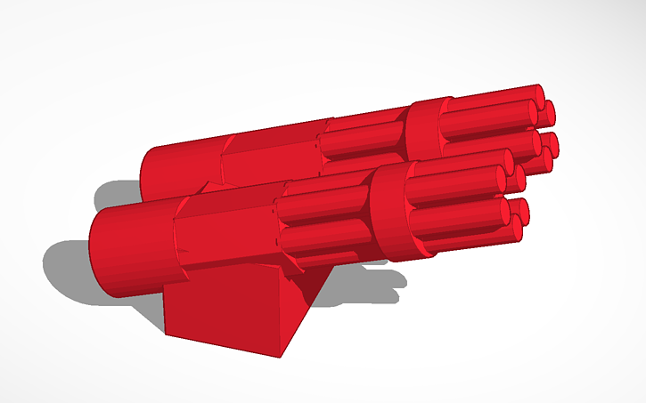 3D design turret - Tinkercad