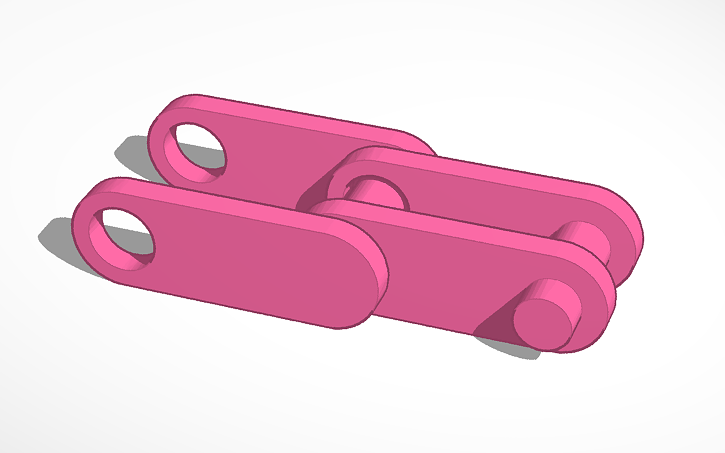 3D design Chain Unit - Tinkercad
