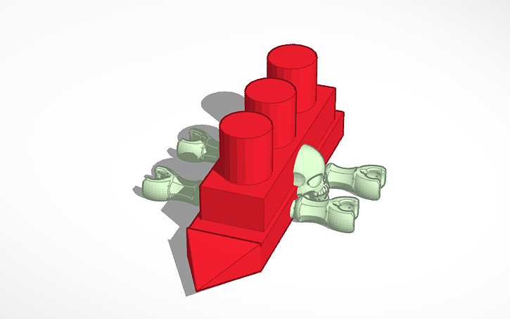 3D design Skeleton Ship | Tinkercad