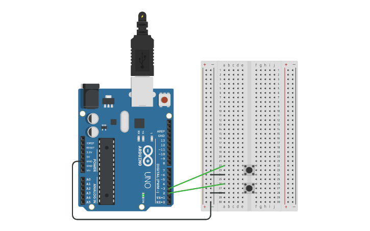 Circuit Design Counting To 10 With The Arduino Library Tinkercad 7057