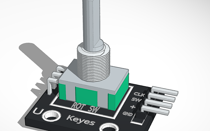 3d Design Potentiometer Tinkercad
