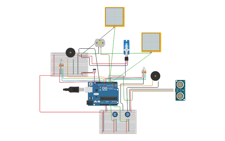 Circuit design Mini_project_integrated | Tinkercad Circuit design Mini_project_integrated | Tinkercad