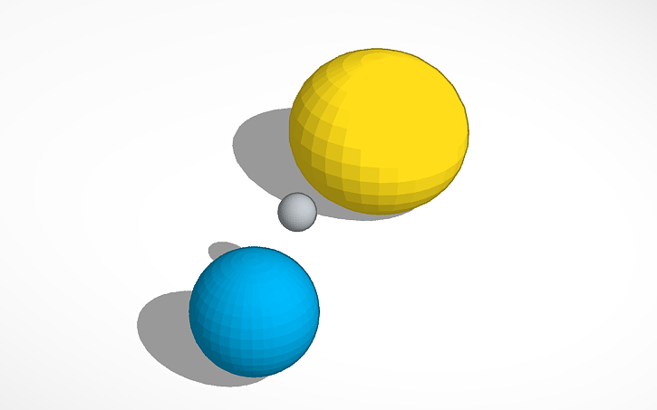 3D design Solar eclipse - Tinkercad
