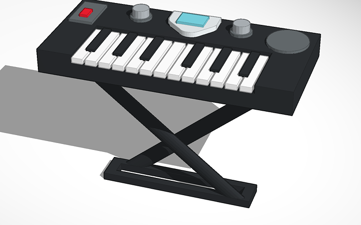 3D design Keyboard:D - Tinkercad