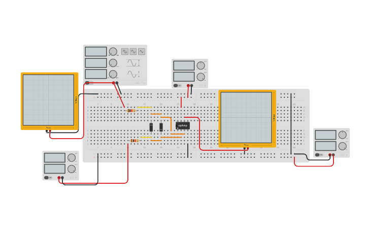 Circuit Design Non Inverting Comparator Tinkercad
