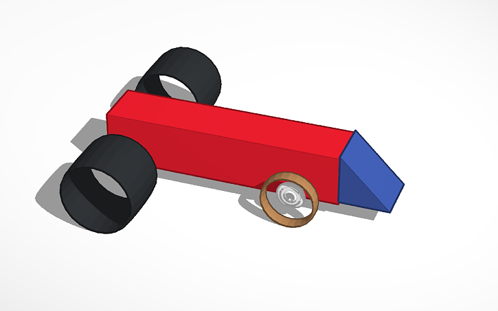 3D design hot rod - Tinkercad