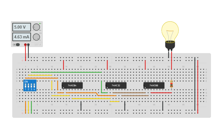 Circuit design Using POS - Tinkercad
