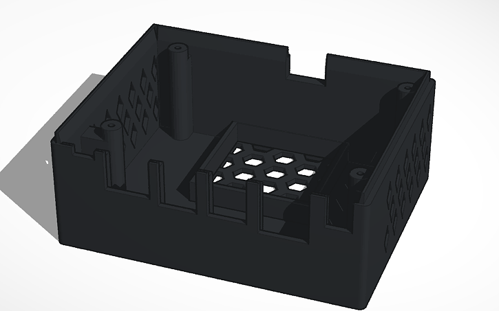 3D design Jetson-Nano-Top (Fan Intake) - Tinkercad