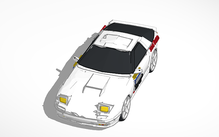 3D design Mazda RX7 FC3S - Tinkercad