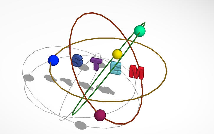 3D design stem logo - Tinkercad