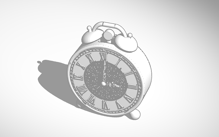 3d Design Alarm Clock Tinkercad
