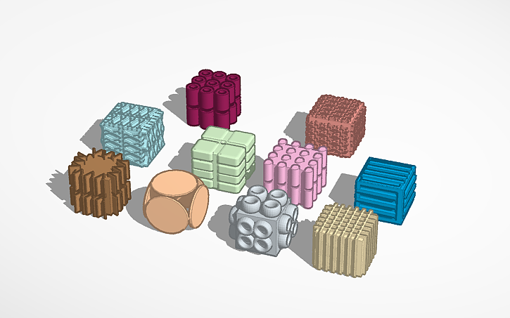 3D design textures 3D - Tinkercad