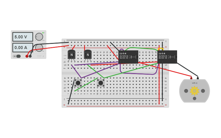 Circuit design Ejercico Examen - Tinkercad Circuit design Ejercico Examen - Tinkercad