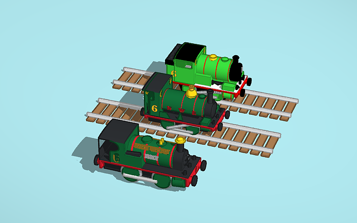 3D design Percy the Small Engine (GWR 0-4-0 Saddle Tank) - Tinkercad