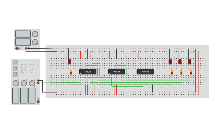 Circuit Design Copy Of Mod 6 Counter Tinkercad